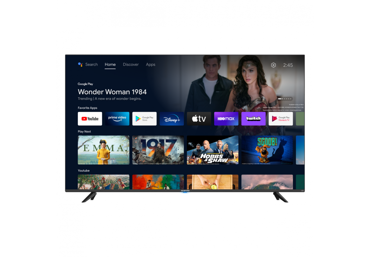 A557CV-UMRBX 55" Smart AndroidTV