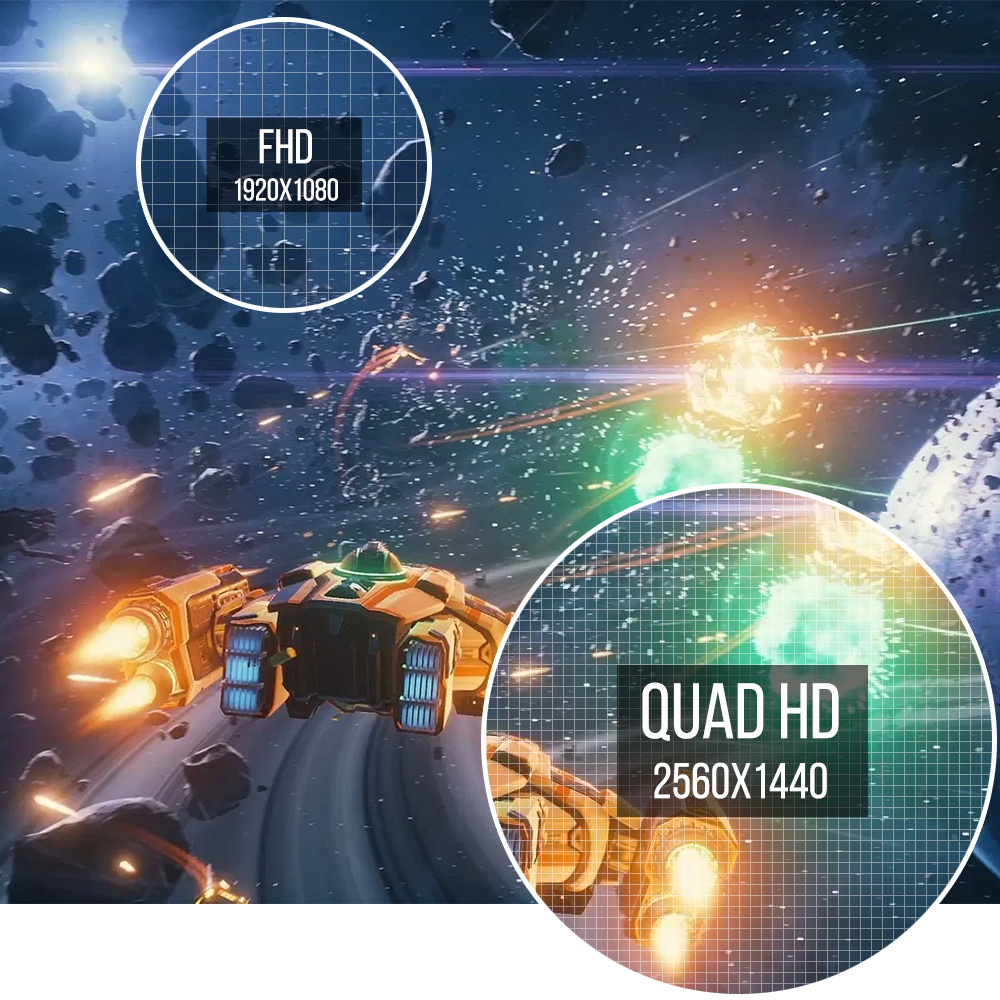 C325B-QWD168 32" Curved Quad HD Gaming Monitor