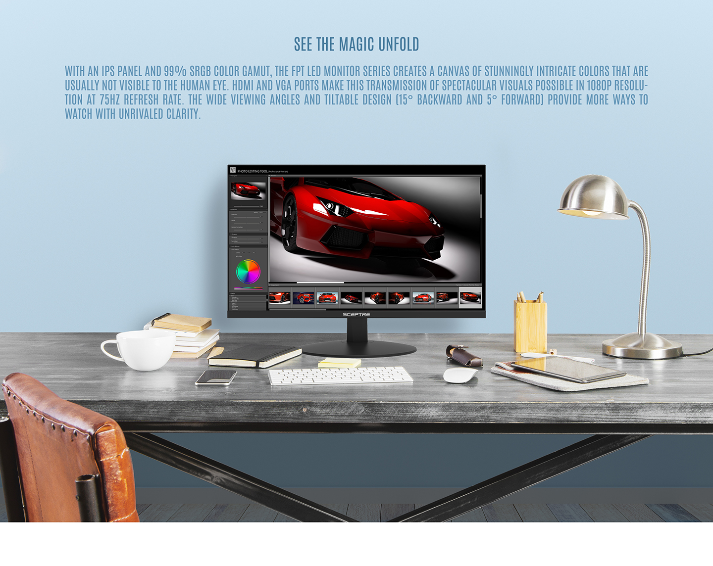 E248W-FPT 24" LED Monitor