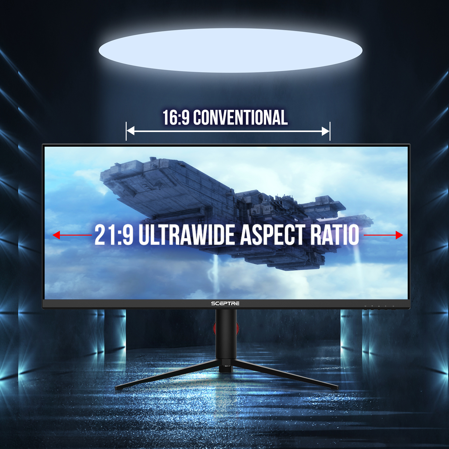 E345B-QUT168 Sceptre 34" Ultrawide Monitor